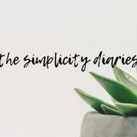 The Simplicity Diaries – small stories of a simple, sustainable life